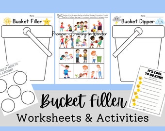 Bucket Filler Classroom Posters, Back to School - Etsy