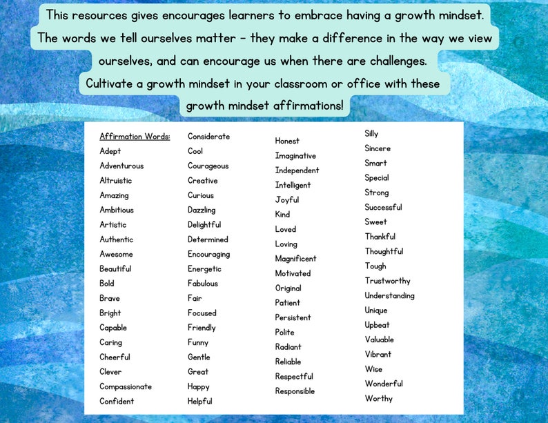 Affirmation Station, Ocean Animal Theme, Classroom Bulletin Board Decor ...