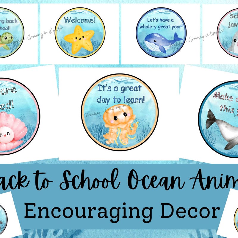 Ocean Themed Bulletin Board - Etsy