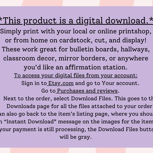 Groovy Retro Heart Positive Affirmations, Affirmation Station ...