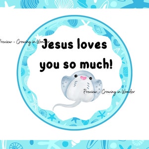 Under the Sea, Ocean Theme Bible School Affirmations - Etsy