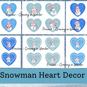 Winter Snowman Bible Affirmations, Christian Bulletin Board Kit - Etsy