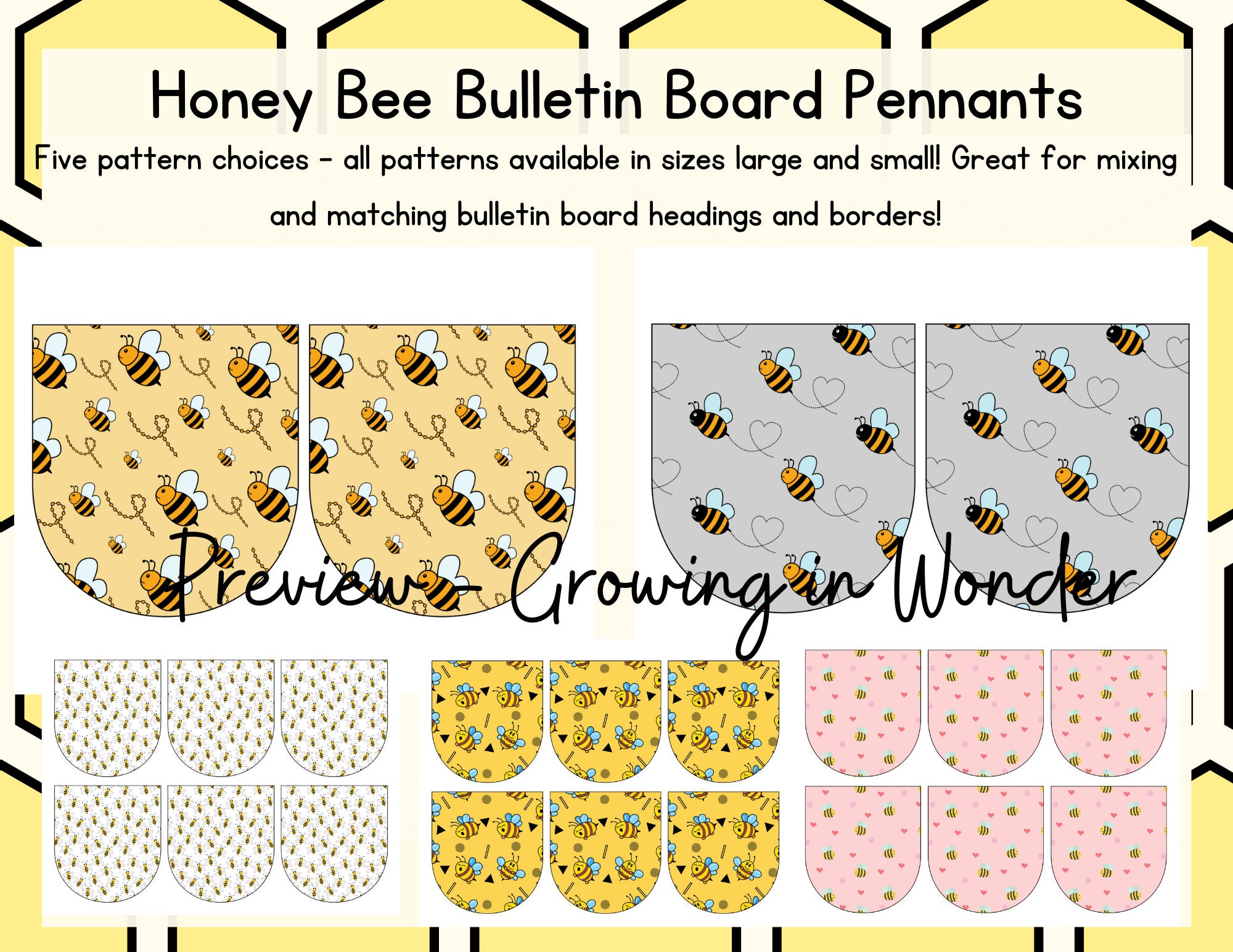 Bee Bulletin Board, Spring Classroom Decor - Etsy