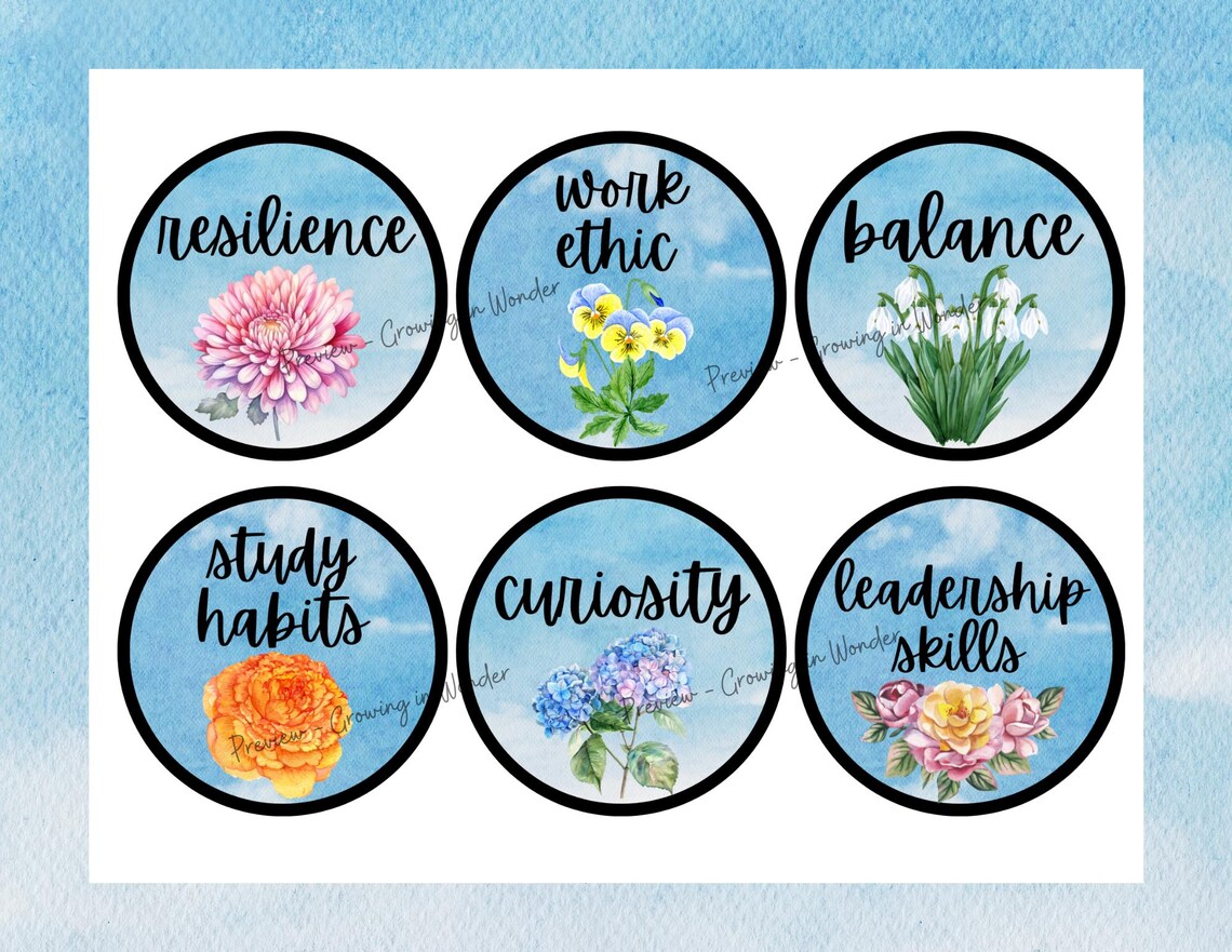 Mental Health Spring Bulletin Board: Things I Can Grow - Etsy