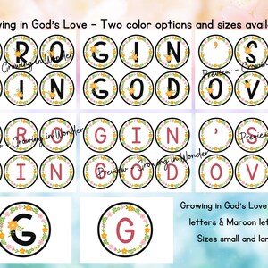 Spring Bible Bulletin Board: Growing in God's Love - Etsy