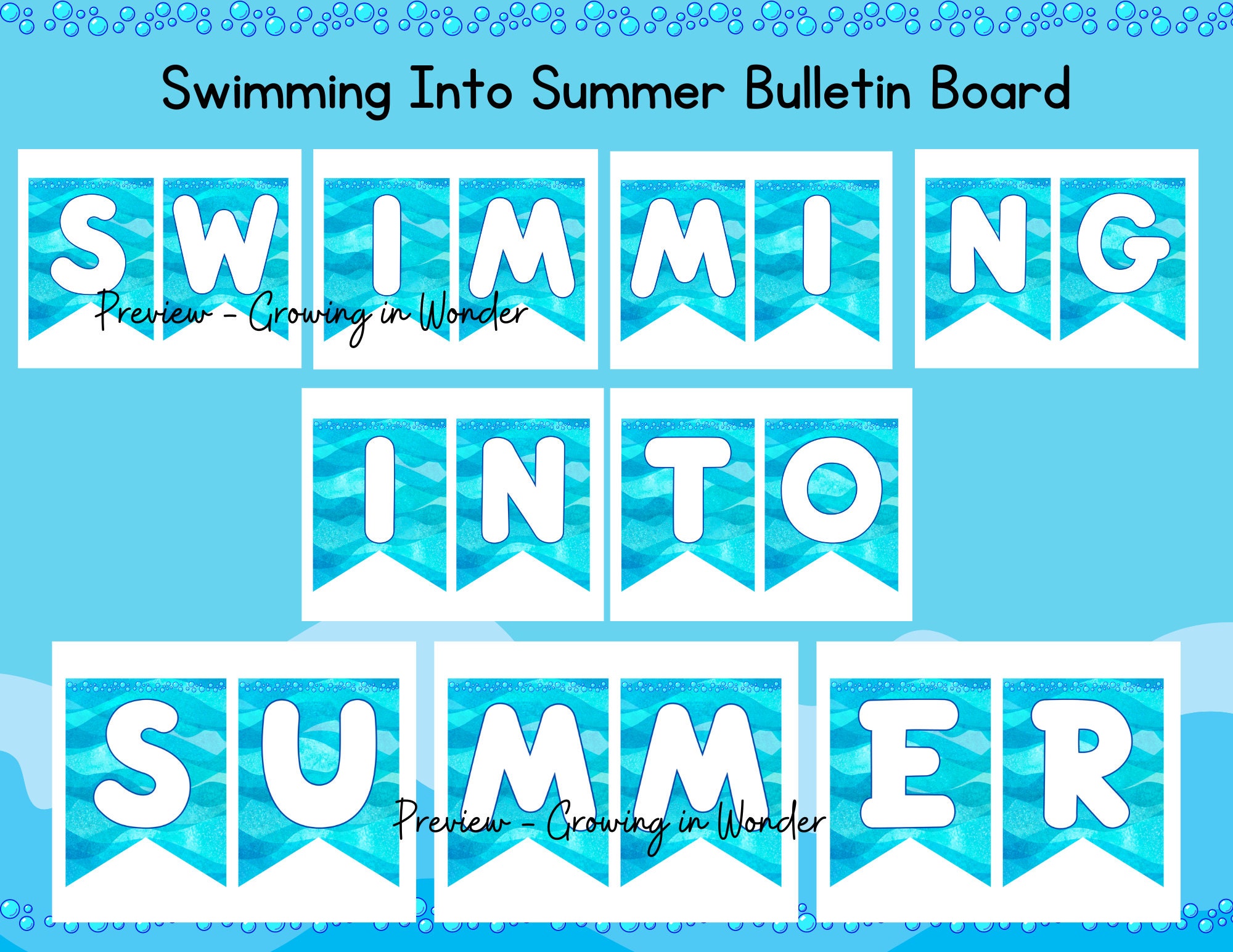 Summer Bulletin Board, End of the Year Classroom Decor - Etsy