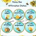 Honey Bee Affirmation Station, Back to School Bulletin Board Kit - Etsy
