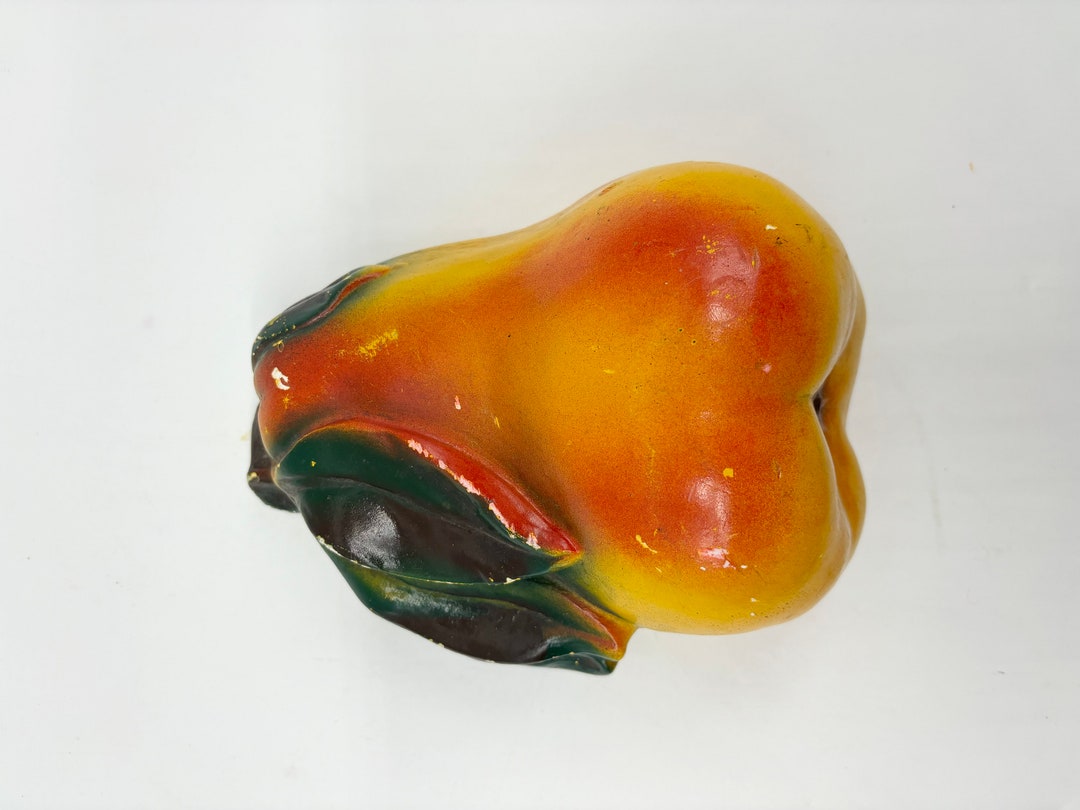 Vintage Plaster Pear String Holder/wall Decor - Etsy