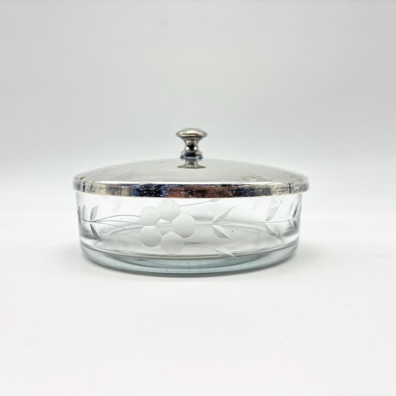 Vanity Glass Jar With Lid - Etsy