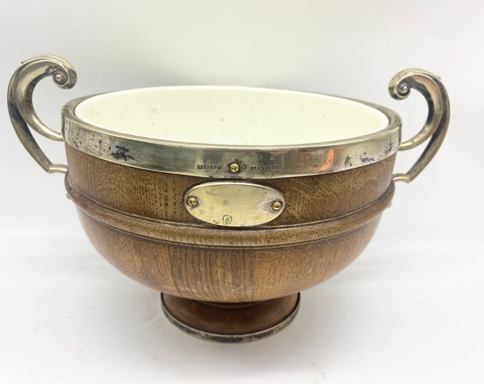 Antique Victorian Wooden Trophy Style Salad Bowl - Etsy
