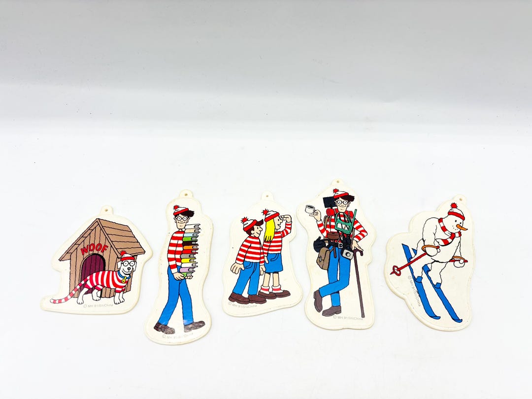 Vintage Where’s Waldo and Friends Ornaments - Etsy UK