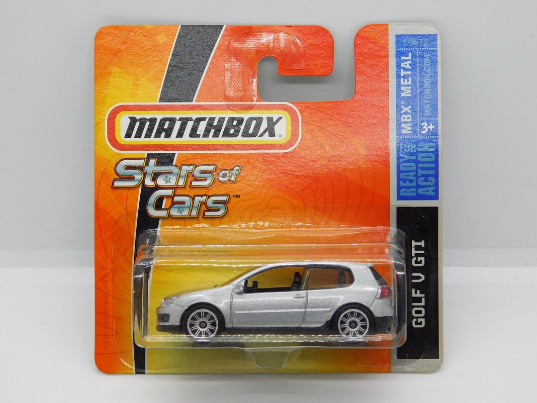 Matchbox Volkswagen Golf Gti Silver Rare Miniature Collectible - Etsy