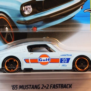 Hot Wheels Ford Mustang Fastback Gulf Rare Miniature Collectible Model ...