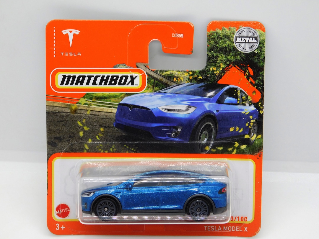 Matchbox Tesla Model X Blue Rare Miniature Collectible Model - Etsy