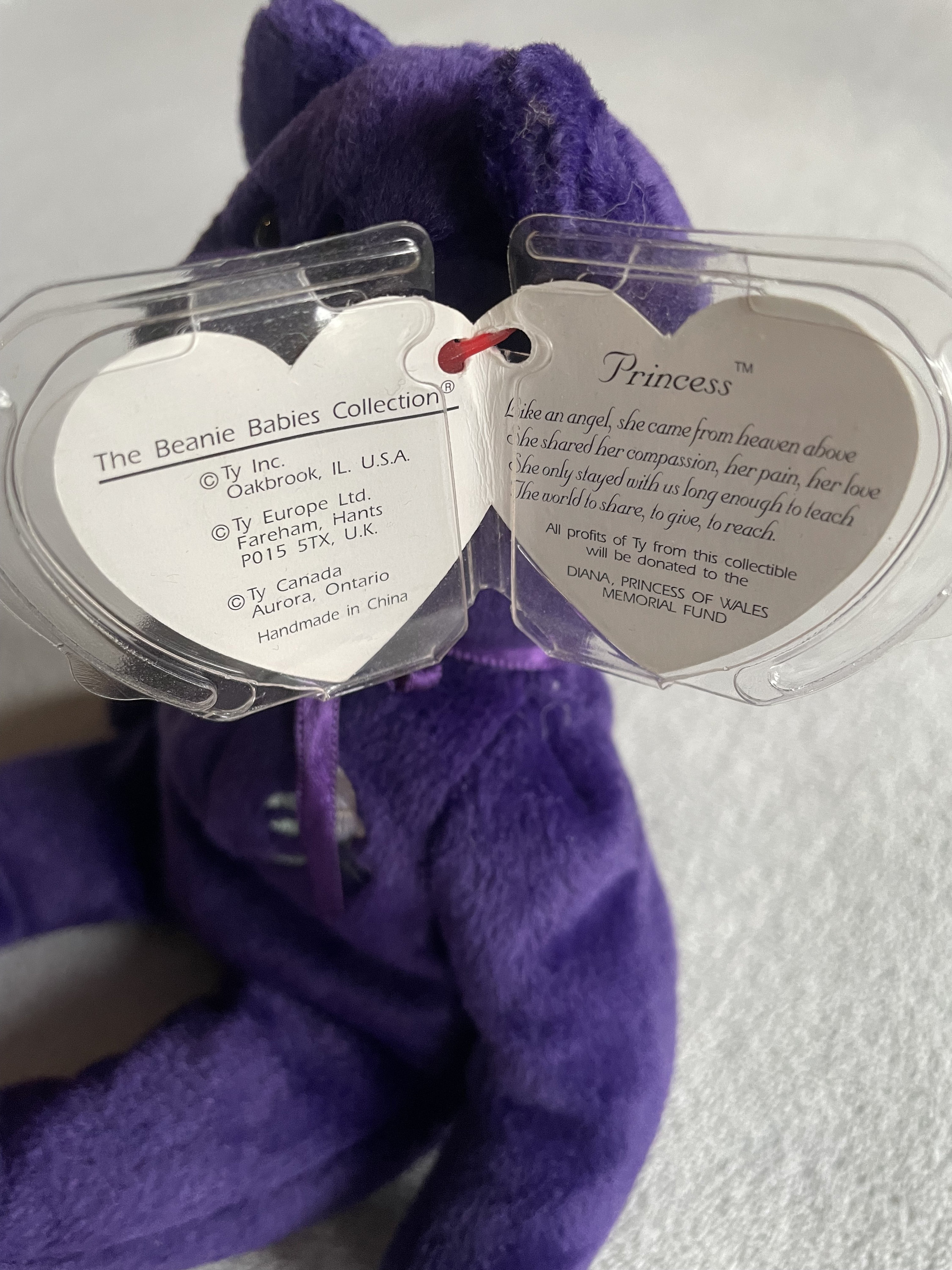 RARE Vintage Princess Beanie Baby in Mint Condition! Never Played With ...