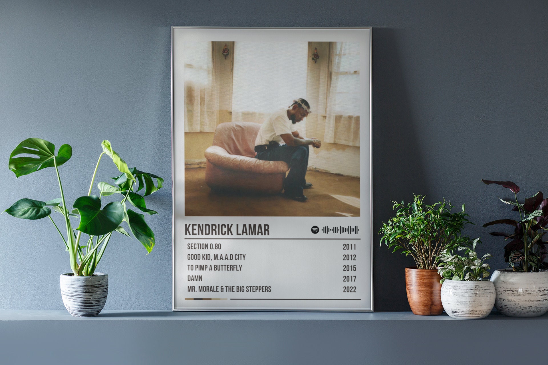 Kendrick Lamar Poster, Kendrick Lamar Print, Kendrick Lamar Album Print ...