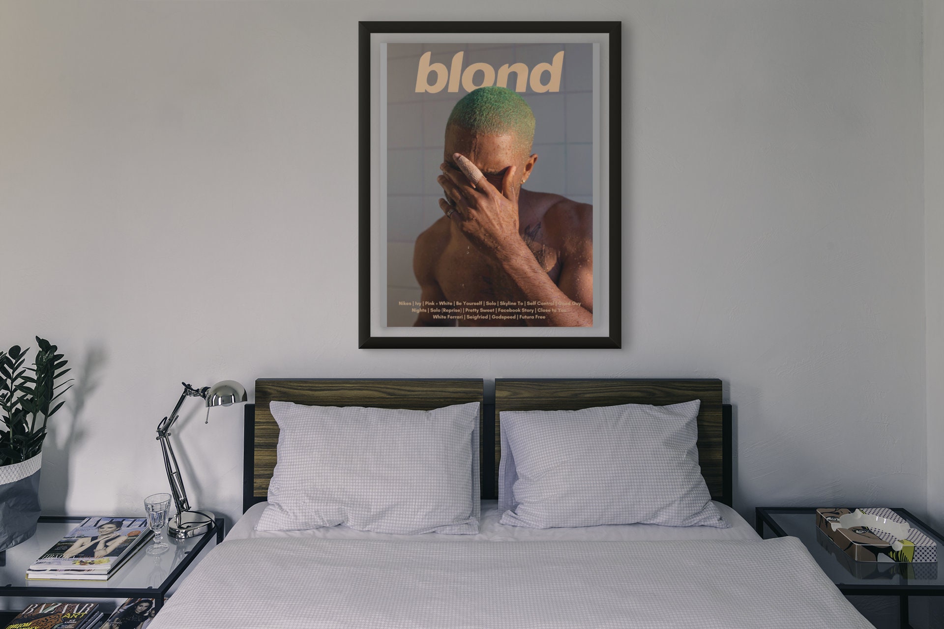 Frank Ocean Poster, Blond Poster, Blond Album, Blond, Frank Ocean, Music, Album Cover, Wall Art ...