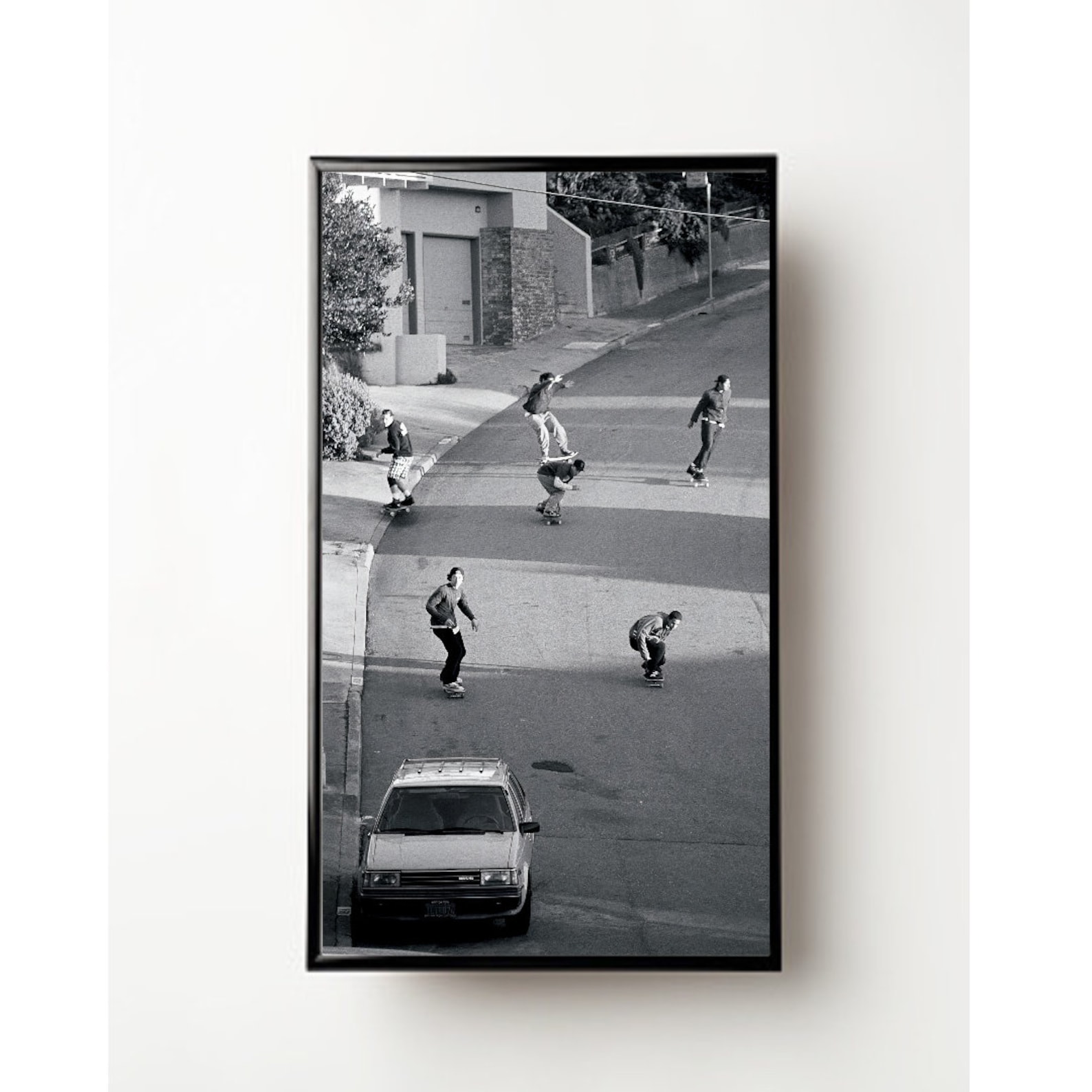 Black and White Poster, B&W, Skate Poster, Skating, Aesthetic, Retro ...