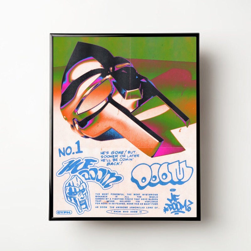 Mf Doom Poster - Etsy