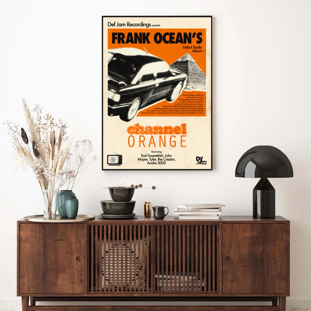 Frank Ocean Poster, Channel Orange, Frank Ocean, Channel Orange Print ...