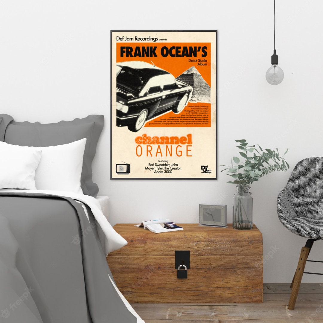 Frank Ocean Poster, Channel Orange, Frank Ocean, Channel Orange Print ...