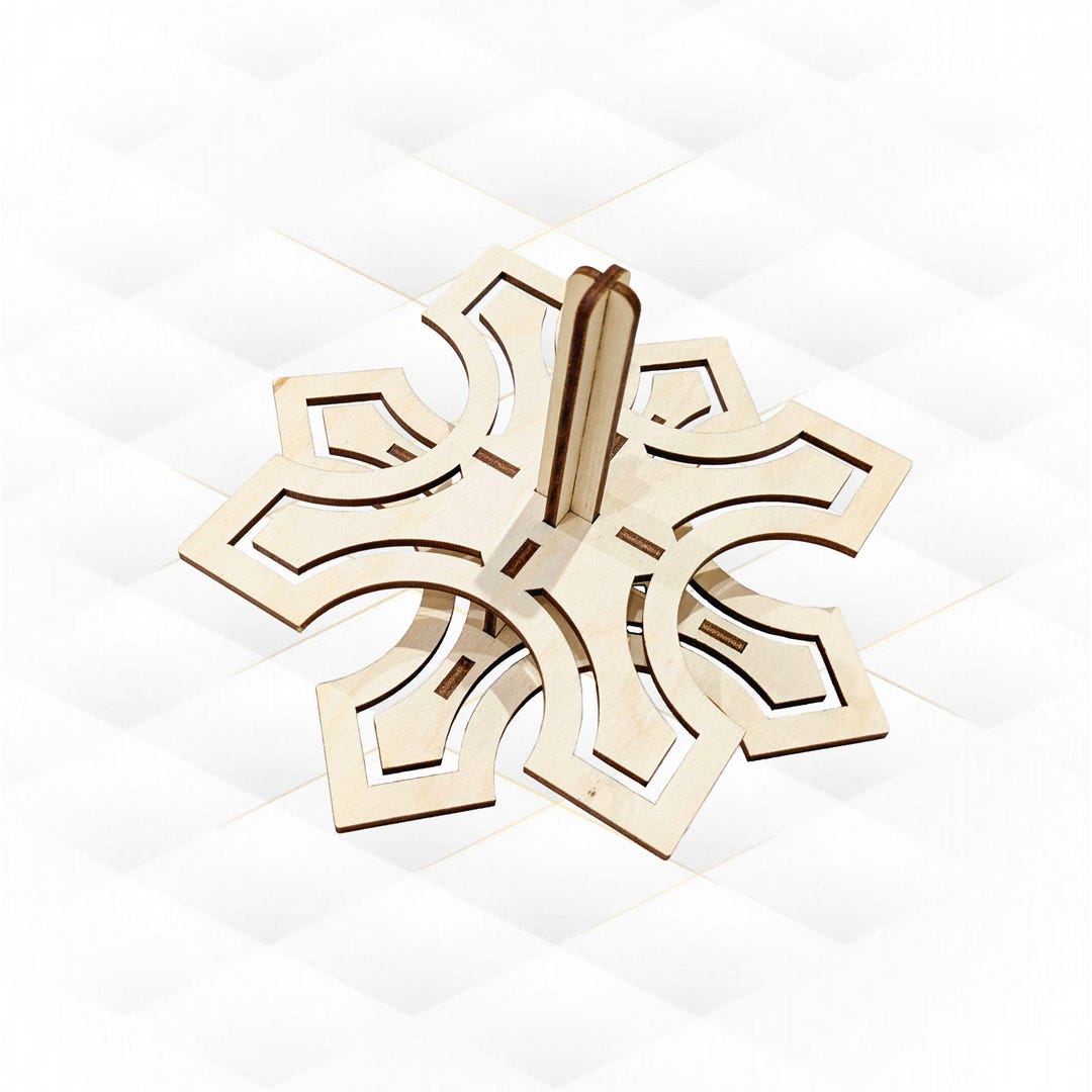 Gift Spin Toy Game Laser Cut Template, Antistress Toys, SVG DXF Laser ...