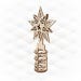 Christmas Tree Topper Star Laser Cut Design, XMAS SVG DXF Vector ...