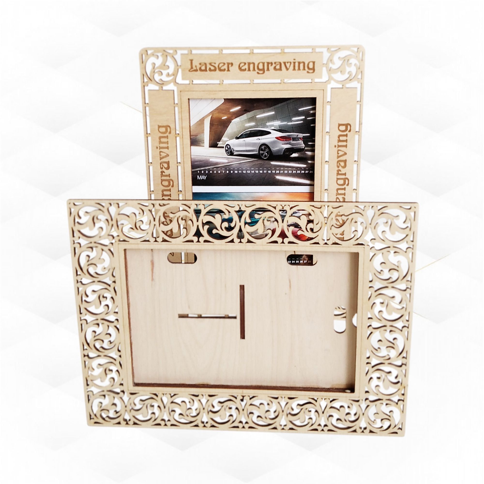 Photo Frame 2 Pattern for Laser Cut and Engraving. Laser - Etsy