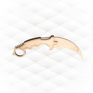 Toy Knife Karambit, Digital Model for Laser Cut. Cutting Design, Svg ...