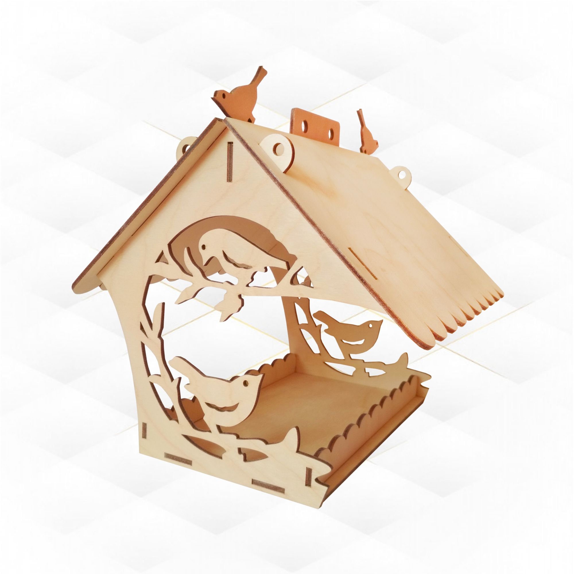 Bird Feeders Svg Dxf Files for Laser Cut. Vector Laser File - Etsy