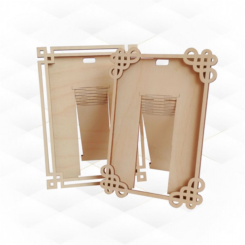 Picture Frame Two Pattern Laser Cutting Vector Design. - Etsy