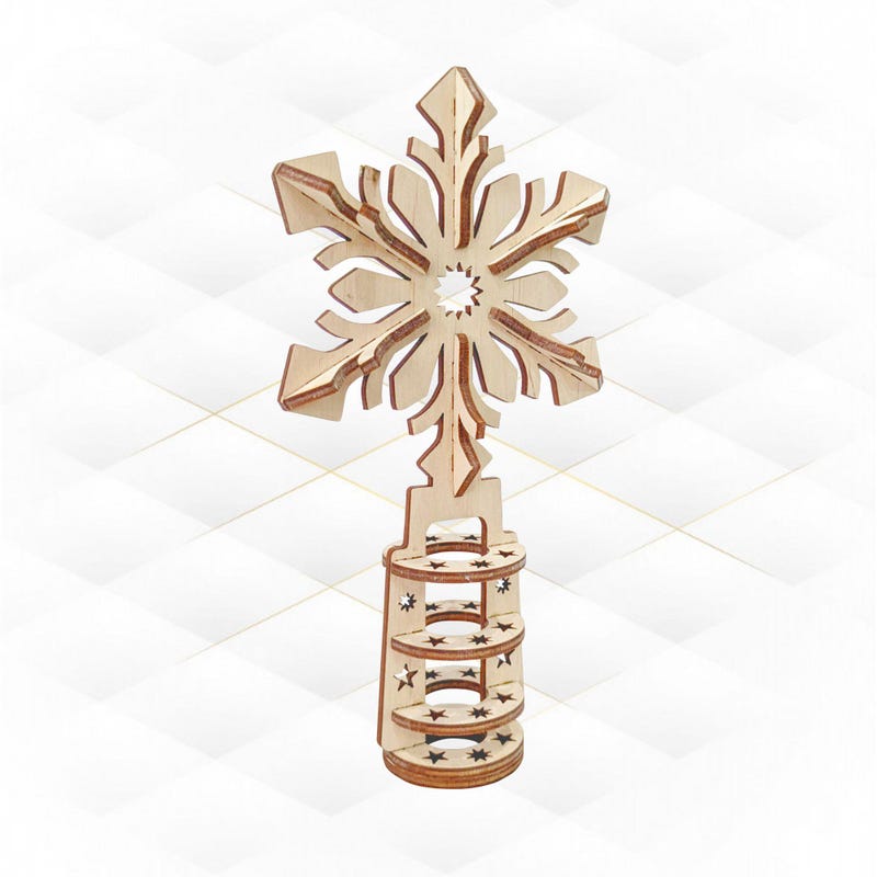 Tree Topper Svg - Etsy