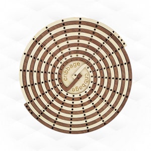 Cribbage Round Form Laser Cutting Design. Vector Template. - Etsy