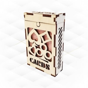 Gift Case Cards Vector Pattern Laser Cutting. Engraving Plan, Svg Dxf ...