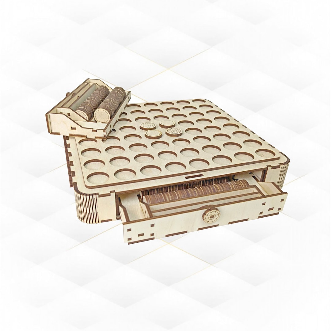 Board Game Reversi, Unique Othello Set Game, Design for Laser Cut ...