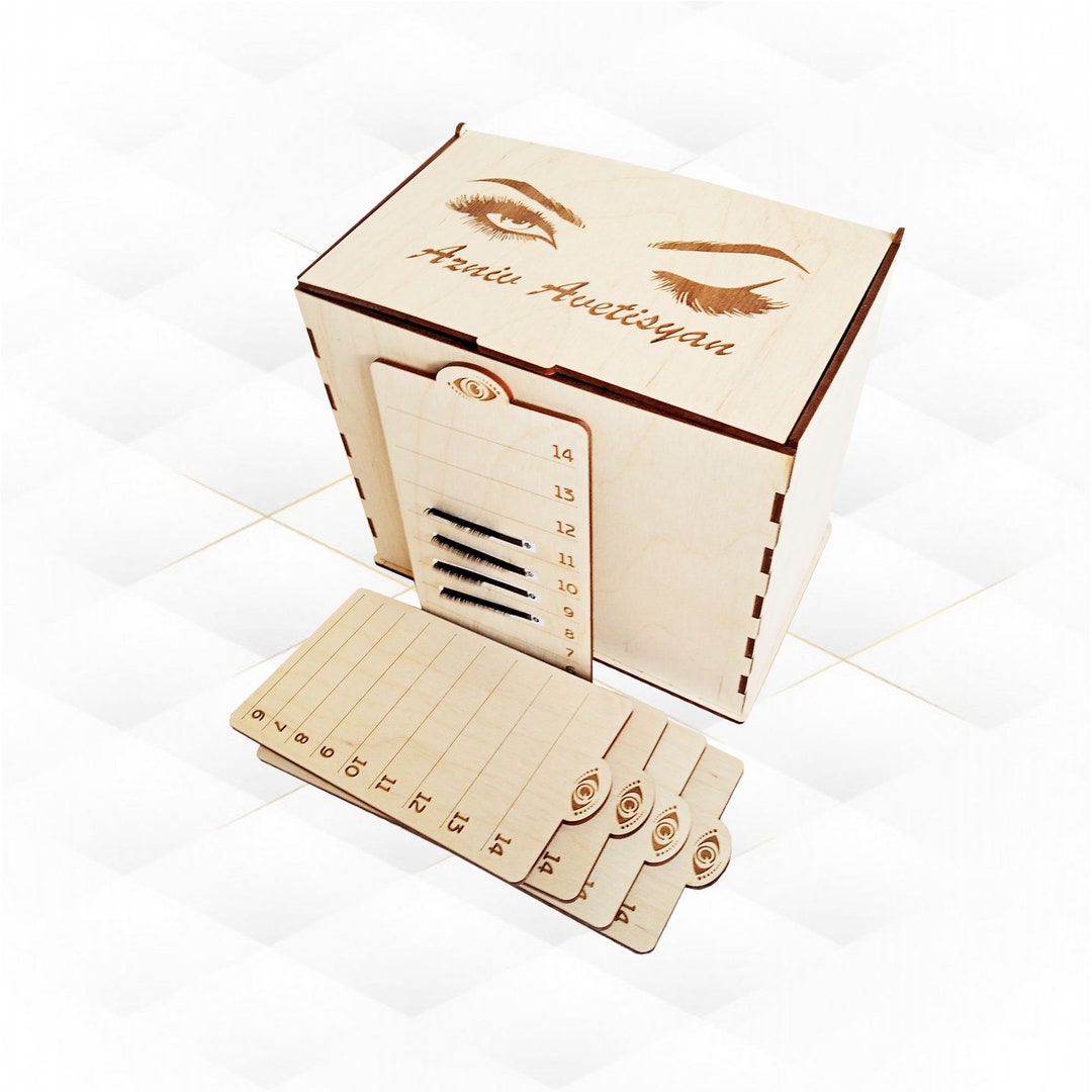 Kit for Eyelash Extensions, Digital Model for Laser Cut, Table Decor ...