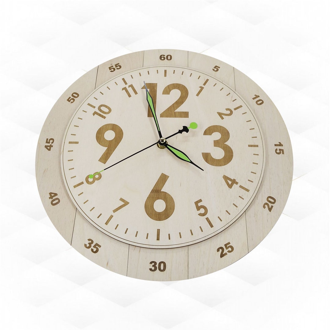 Unique Gift Wall Clocks, Svg Dxf Files, Laser Cutting Design. Kitchen ...