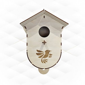 Bird House SVG DXF Laser Cut Template, Garden Decor Houses, Laser ...
