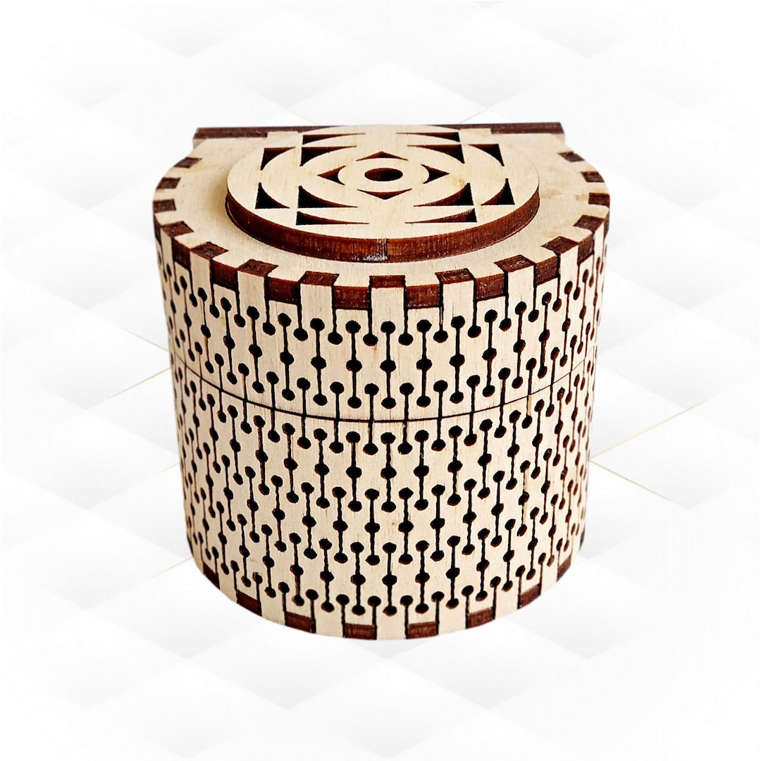 Gift Box Little, Design for Laser Cut, Pocket Box. Drawing for Laser ...