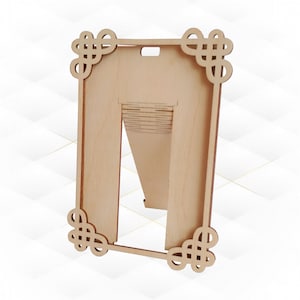 Picture Frame Two Pattern, Laser Cutting, Vector Design. Photo Holder ...