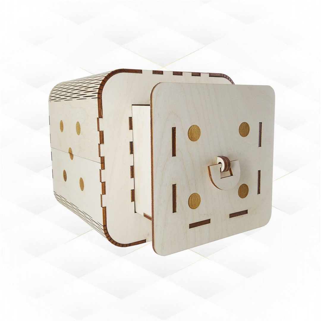 Gift Box Dice, Laser Cut Design, Table Decor. Svg Dxf Files, Laser ...