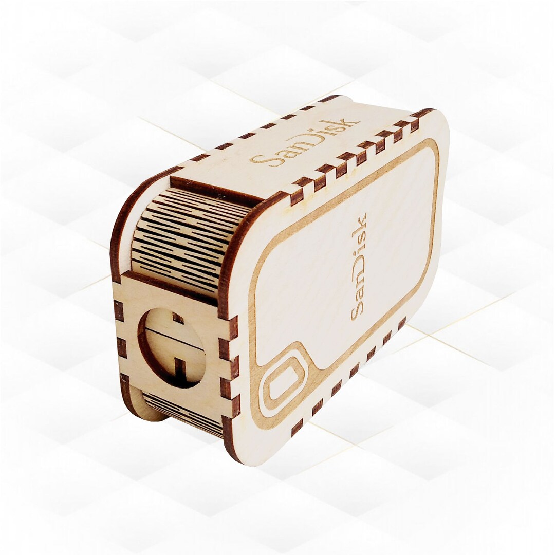 Box Case for SSD, Svg Dxf Design a Laser Cut . Vector Design a Laser ...