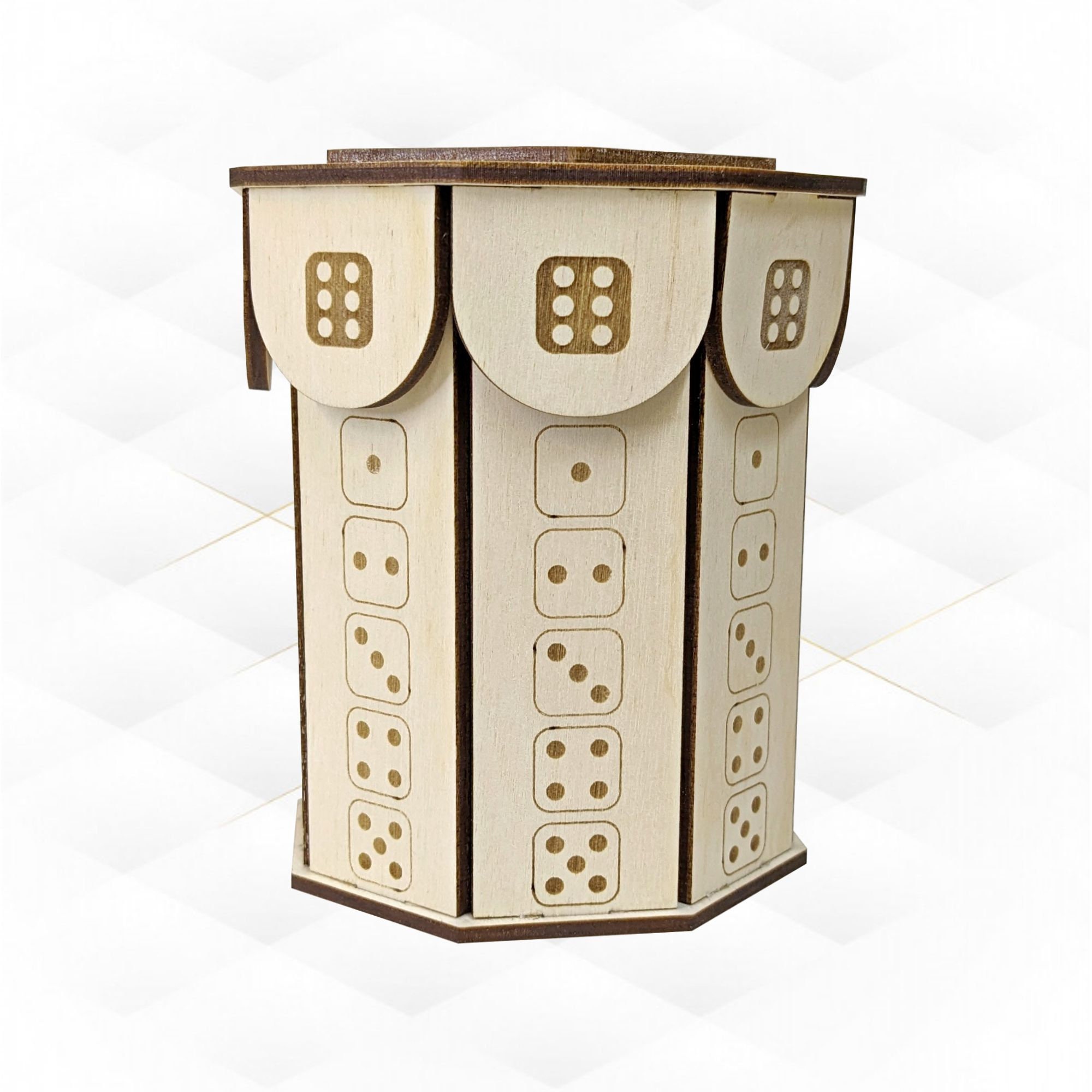 Dice Set Game Laser Cut Template, SVG DXF Vector Pattern, Laser Cutting ...