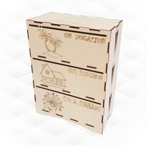 Moneybox Design Laser Cutting. Ready Laser Cut File. Laser Svg Files ...
