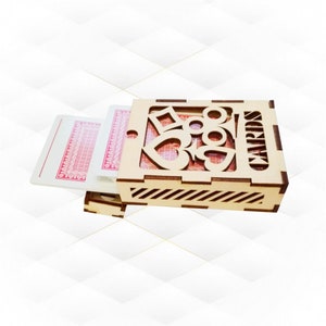 Gift Case Cards Vector Pattern Laser Cutting. Engraving Plan, Svg Dxf ...