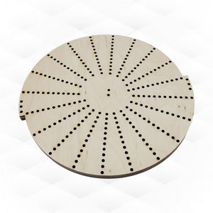 Cribbage Round Form Laser Cutting Design. Vector Template. - Etsy