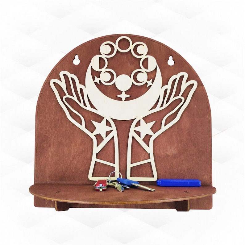 Unique Shelf for Crystals Svg Dxf Laser Cut Files. Ready Cut - Etsy