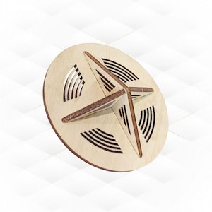 Gift Spin Toy Game, Design Laser Cut, Antistress Toy. Laser Cutting ...
