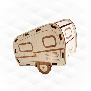 Christmas Glitter Houses Laser Cut Design. Camper Trailer Laser Files ...