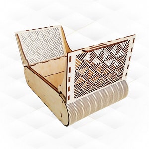 Two Sash Box, Download Laser Cut Plan. Gift Box Laser Cutting Design ...